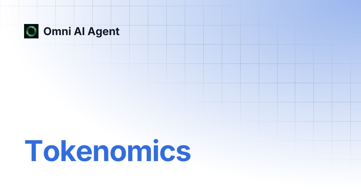 Tokenomics | Omni AI Agent